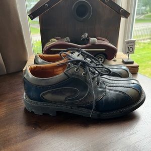 John Fluevog | Shoes | 7th Heaven Supervogs Blue And Gray With Black ...